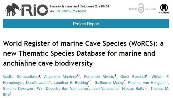 WoRMS - World Register of Marine Species